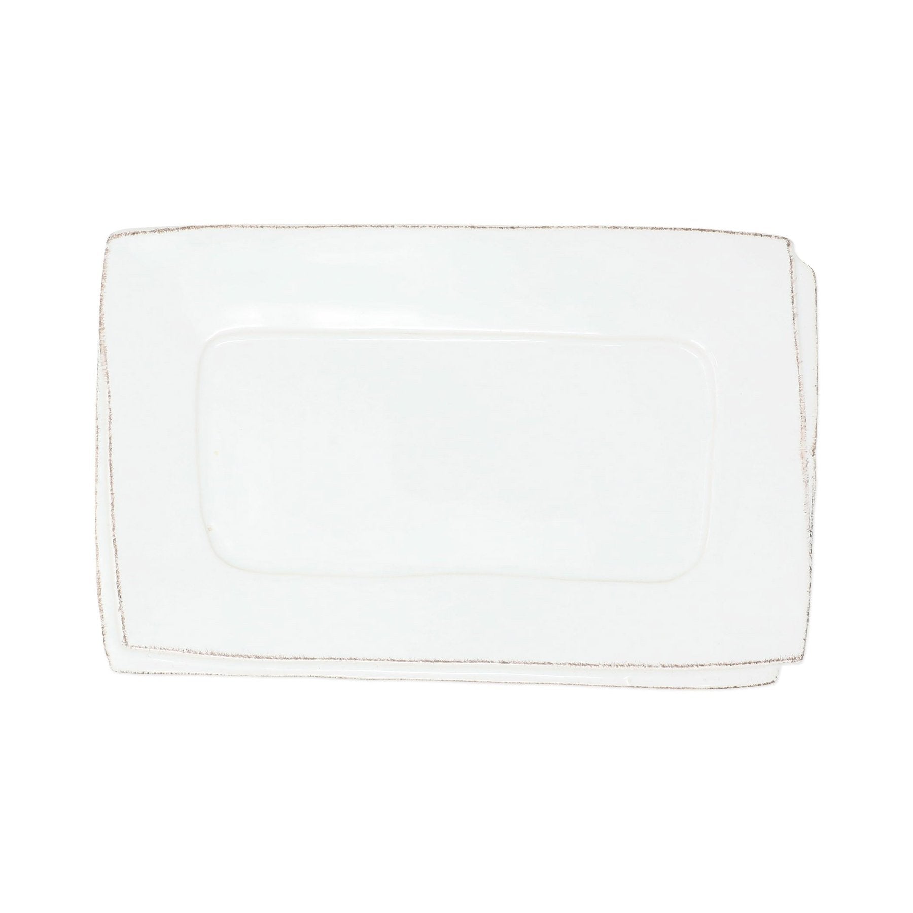 Vietri Lastra White Rectangular Tray, Small – Charleston Street