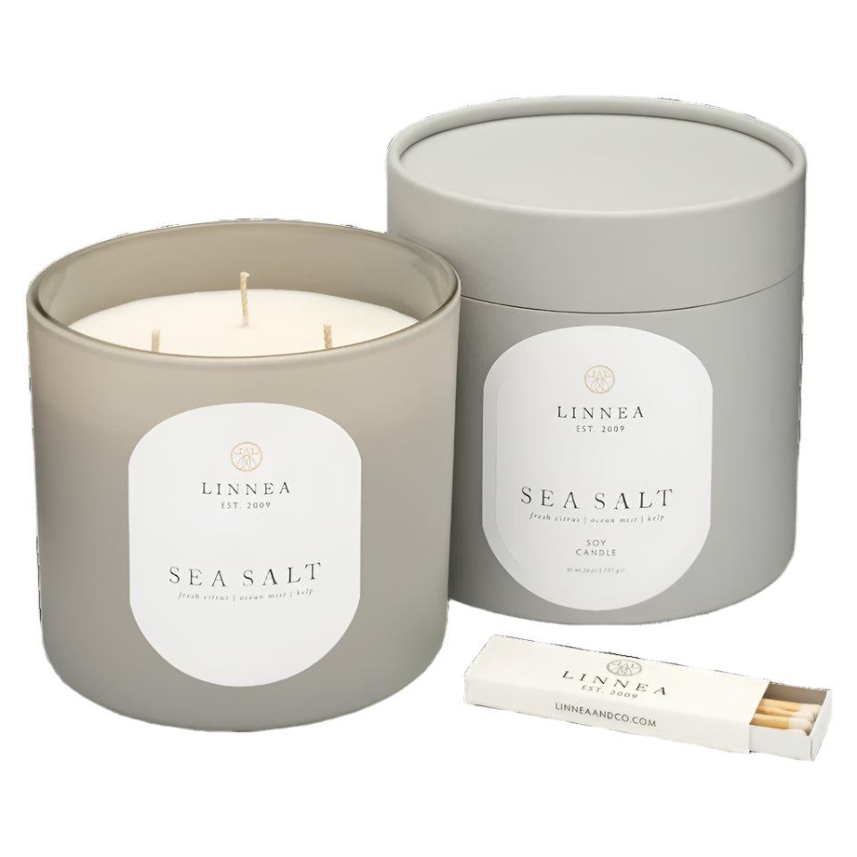 Linnea & Co. Sea Salt Grande Candle – Charleston Street