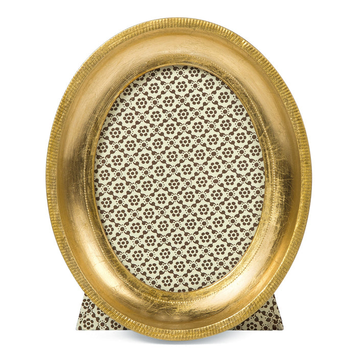 Florentine Oval Gold Leaf Frame, 4" – Charleston Street